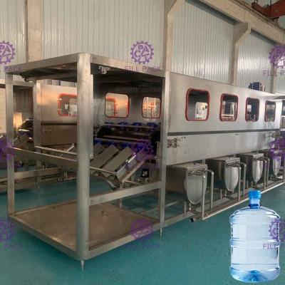 China Automatic 3-in-1 Water Filling Line with Gallon Bottle Sealing Machine - 600 Barrel/Hour Capacity for sale