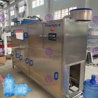 China Automatic 5 Gallon Water Barrel Shrink Packaging Machine | 100-600 BPH Capacity | Stainless Steel Construction for sale