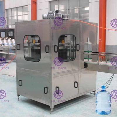 China 900BPH 3-5 Gallon 20L Bottle Water Rinsing Filling Capping Machine Line for sale