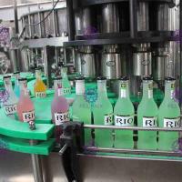 China 3 in 1 Monobloc Glass Bottle Carbonated Drink Filling Machine 3000-12000 BPH for sale