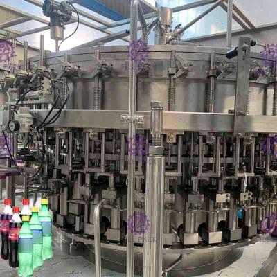 China 3 in 1 Monobloc Carbonated Drink Filling Capping Machine for PET Bottles 200-1500ml 3000-18000BPH for sale