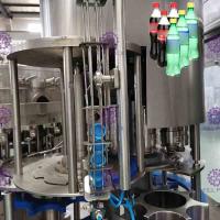 China Industrial Carbonated Drink Filling Machine 6000-8000 BPH Capacity for 0.3-2L PET Bottles for sale