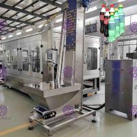 China Stainless Steel CSD Bottle Filling Machine with Automatic Capping - 3000-4000 bph Capacity for 0.3-2L PET Bottles for sale