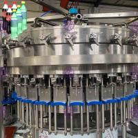 China Stainless Steel CSD Bottle Filling Machine with Automatic Capping - 3000-4000 bph Capacity for 0.3-2L PET Bottles for sale