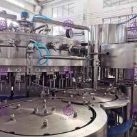 China PLC Control 3-in-1 Carbonated Drink Filling Machine for 0.3L-2L PET Bottles with 8000-12000 BPH Capacity for sale