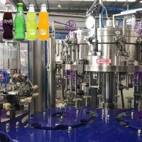 China Monoblock 3 In 1 Glass Bottle Carbonated Drink Filling Machine 6000-8000BPH Capacity 0.25-2.5L Bottle Range for sale