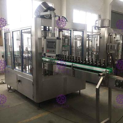 China Automatic Beer Filling Machine 330ml Glass Bottle with Plastic Ring Pull Cap - 3000-4000 BPH Capacity for sale