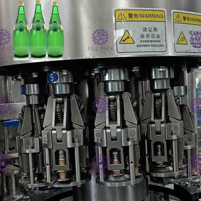 China 3 in 1 Monobloc Carbonated Drink Filling Machine 10000-12000 BPH Glass Bottle for sale