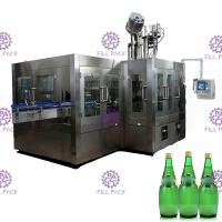 China PET Plastic Bottle Carbonated Beverage Filling Line 1000-12000 BPH with RO Water Treatment System for sale
