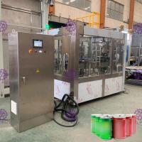 China High Speed PLC Carbonated Drink Filling Machine 2500-6000 BPH for PET & Tin Cans for sale