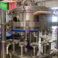 China Full Automatic PET/Tin Can Carbonated Drink Filling Machine 6000-10000bph with PLC Control for sale