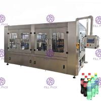 China PET Plastic Bottle Carbonated Drink Filling Line 3 in 1 Monobloc Machine 2000BPH for sale