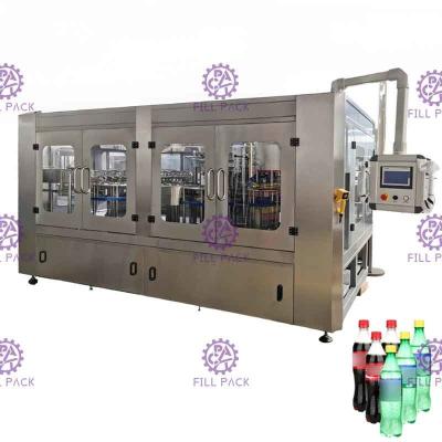 China PET Plastic Bottle Carbonated Drink Filling Line 3 in 1 Monobloc Machine 2000BPH for sale