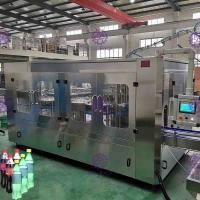 China PET Plastic Glass 3 in 1 Monobloc Soft Drink Cola Bottling Machine 6000-7000BPH for sale