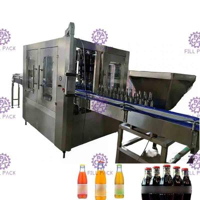 China Auto Touch Screen Control Soft Drink Filling Line for Glass Bottles - 5000-6000 BPH Capacity, 0.3-2L Bottle Volume for sale
