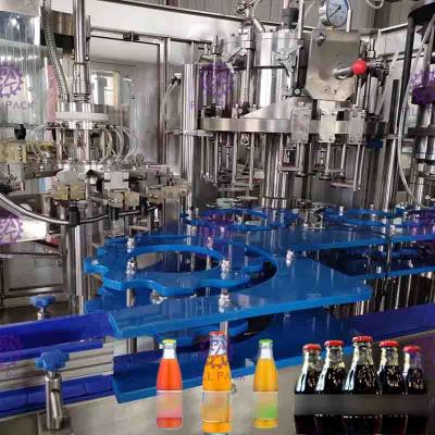 China Automatic Glass Bottle Beer Filling Machine 6000-8000 BPH with PLC Control and 0.25-2.5L Capacity for sale