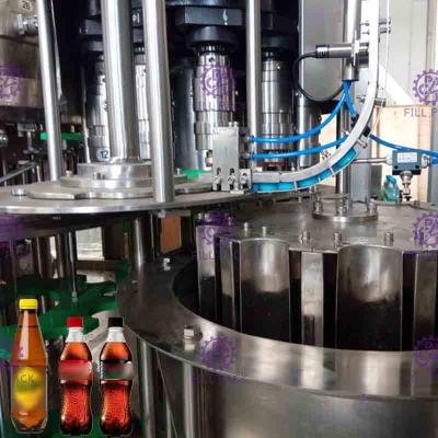 China DCGF 32-32-10 Carbonated Soft Drink Filling Line - 32 Heads, 8000-12000 BPH Capacity for sale