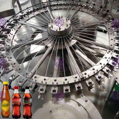 China 40 Heads Monoblock Soft Drink Filling Machine 12000-15000 BPH for PET Bottles 0.3-2L for sale