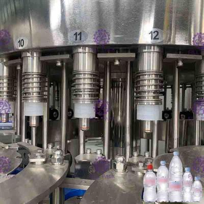 China PET Monobloc Ethyl Alcohol Filling Machine 18-6-6 4000 BPH Disinfectant Bottling Line for sale