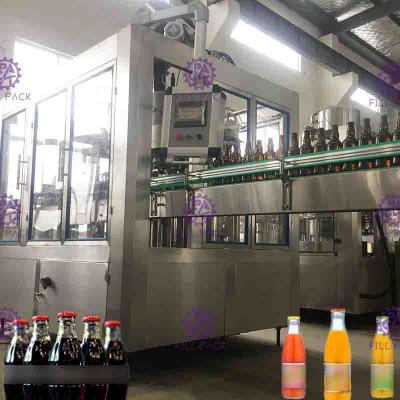 China 10000BPH 32 Heads Combined Type Bottle Filling Machine for Crown Cover Alcoholic Drinks for sale