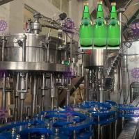 China 12000BPH Bottle Filling Machine Ring Type Liquid Cylinder PLC Control for sale