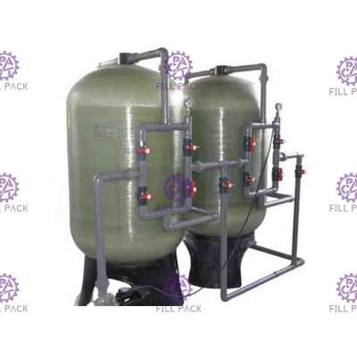 China FRP Water Treatment Mechanical Pre-Filter System 150 psi Quartz Sand Activated Carbon for sale