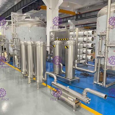China 3000LPH Hydecanme Drinking Water Treatment With 500mm Diameter Filter for sale