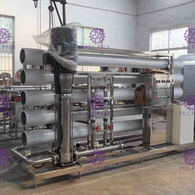 China 12000 L/H Ultra Filtration Reverse Osmosis Water Treatment System RO-12 with 99.6% Desalination Rate for sale