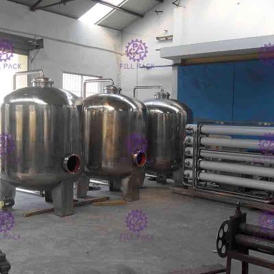 China 3.15kW Industrial RO Water Filtration System 3000L/H with 4×8040 Membranes and Stainless Steel Construction for sale