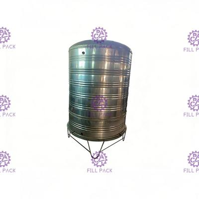 China Stainless Steel 304 2T Drinking Water Storage Tank for Mineral Pure Water for sale