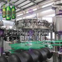 China High Speed Beer Filling Machine 4000-5000 BPH with 24 Filling Heads for Glass Bottles for sale