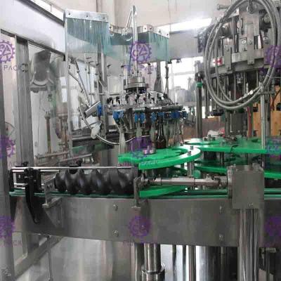 China 3-in-1 Glass Bottle Beer Washing Filling Sealing Machine | 4000-5000 BPH Capacity | 24 Filling Heads for sale