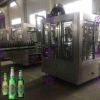 China BCGF16-16-6 Automatic Beer Bottling Machine 3000-4000BPH with 16 Filling Heads and PLC Control for sale