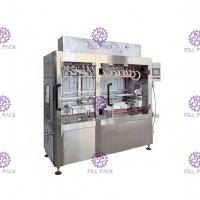 China Automatic Plastic Bottle Filling Machine 4-16 Heads Linear Gravity Filler 380V for sale