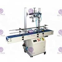 China Automatic Bottle Gallon Filling Machine With Conveyor Air Leakage Detector for sale