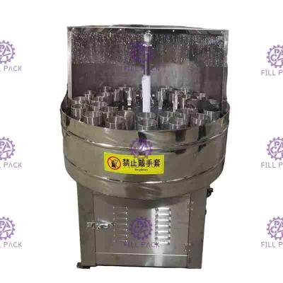 China 3000BPH Semi-Automatic Bottle Rinser Filling Machine for Glass Cans Water 24 Stations for sale