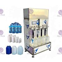 China Semi Automatic Juice Filling Machine Linear Liquid Plastic Bottles Mineral Water for sale
