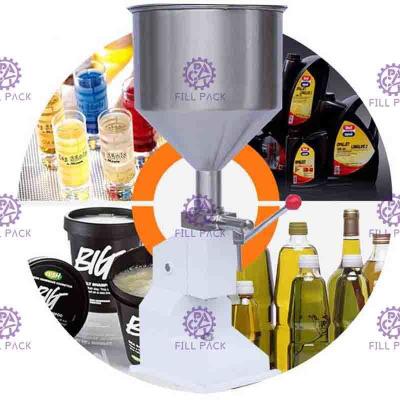 China 10L Hand Pressing Manual Filling Machine 5.5KW Quantitative Liquids Filling for sale