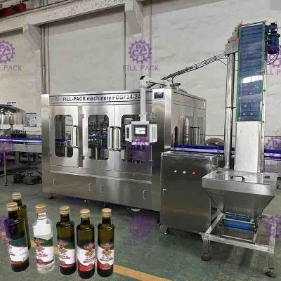 China 3000BPH Soy Sauce Bottle Filling Machine with Heat Preservation Balance Tank 12 Head for sale