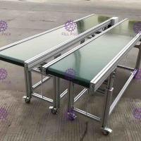 China SUS201 Linear PVC Bottle Conveyor Belt Low Friction 20m/min with Speed Motor for sale