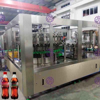 China Sprite Soda Water Carbonated Soft Drink Filling Line 10000-15000BPH Capacity with PLC Control System for sale