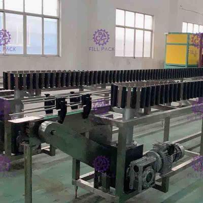 China PET Bottle Reverse Sterilizer System with Adjustable Speed Conveyor 100-250 BPM for sale