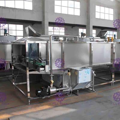 China Pure Water Spray Bottle Cooling Sterilizer Machine for PET Bottles - 3000-36000 BPH Capacity with 37-45°C Temperature Control for sale