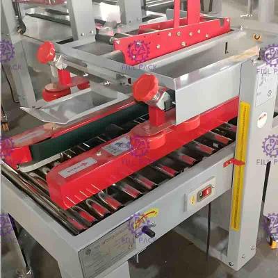 China Semi Automatic Box Sealing Machine 30boxes/min Carton Bottle Packager 110V 220V for sale