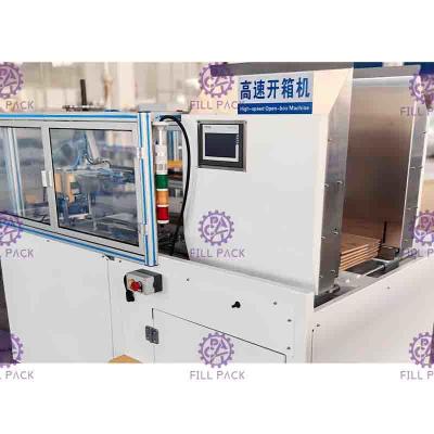 China Automatic Hot Glue Bottle Case Packer Machine 20 Cartons/Min for PET Glass Tin Bottles 6000x2100x2088mm for sale