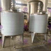 China 200L Double Wall Electric Heating Sugar Melting Pot with 18kW Heating Power for Soft Drink Production for sale