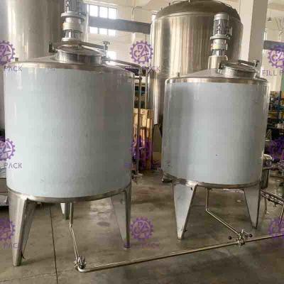 China 200L Double Wall Electric Heating Sugar Melting Pot with 18kW Heating Power for Soft Drink Production for sale