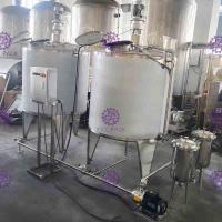 China 200L Double Wall Electric Heating Sugar Melting Pot with 18kW Heating Power for Soft Drink Production for sale