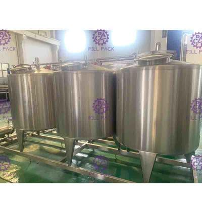China Semi-Automatic CIP Cleaning System with 500L Tank for Soft Drink, Juice & Milk Processing Lines for sale