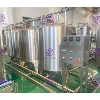 China Semi-Automatic CIP Cleaning System with 500L Tank for Soft Drink, Juice & Milk Processing Lines for sale